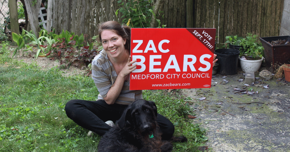 Request a Lawn Sign – Zac Bears for Medford City Council